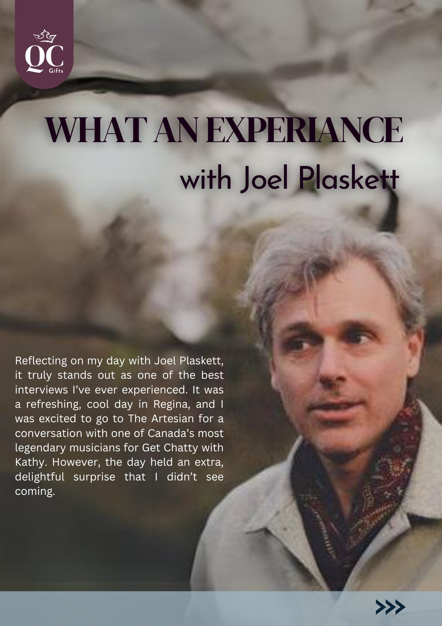 My experience interviewing Joel Plaskett – QCGifts.ca